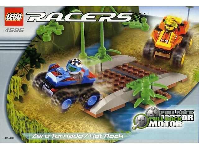 LEGO Racers 4595-1 Zero Tornado &; Hot Rock