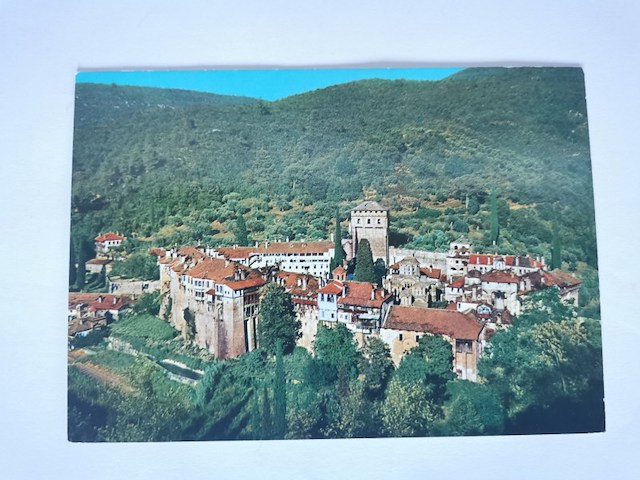 Razglednica Hilandar, pecat Manastira