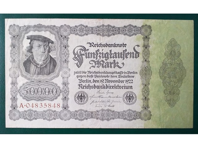 50000 MARK 1922