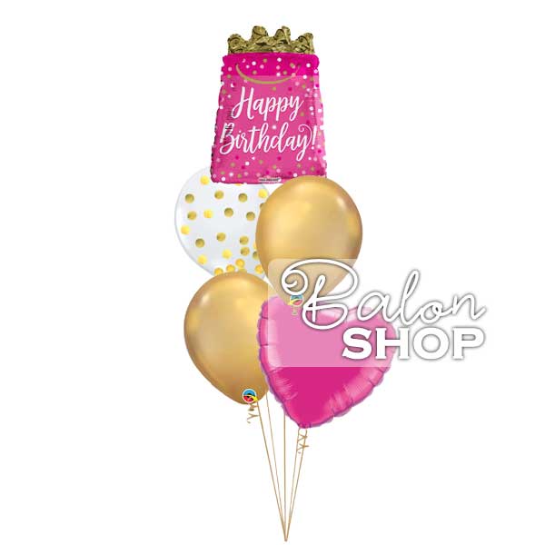 Baloni za rođendan Pink Elegant