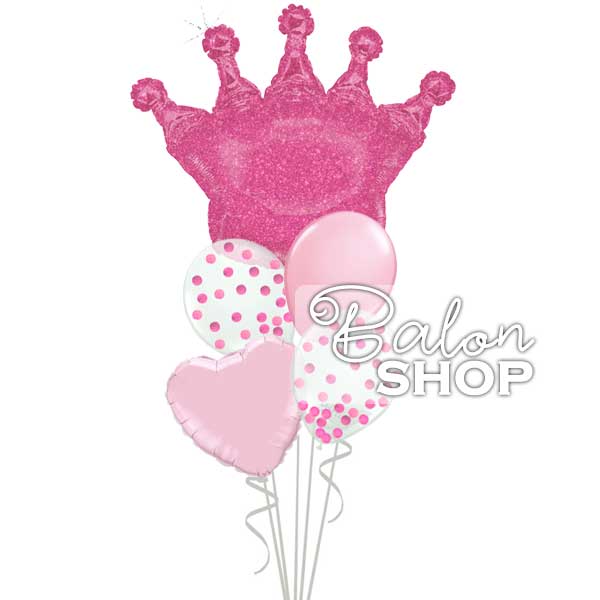 Roza kraljica buket balona