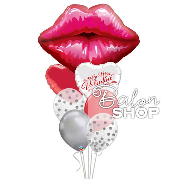 Valentine’s KISSES buket balona