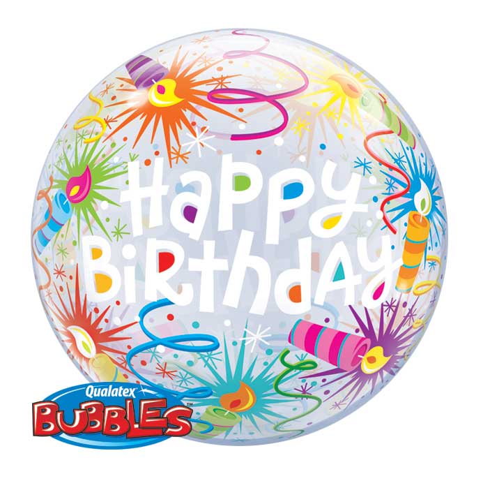Happy Birthday Svećice bubble baloni
