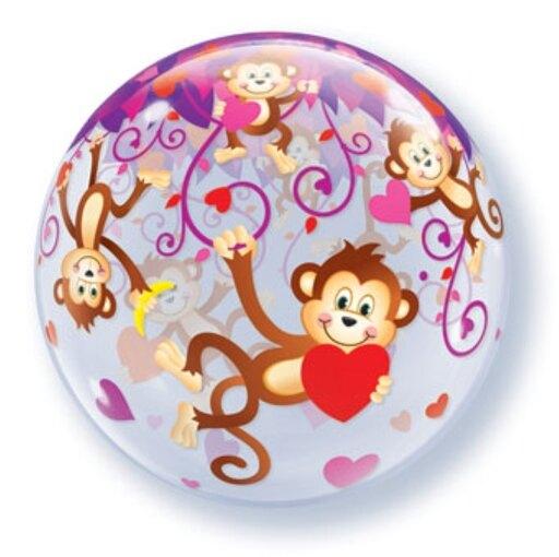 Bubble zaljubljeni majmunčići balon