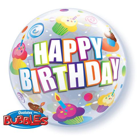 Happy Birthday bubble baloni