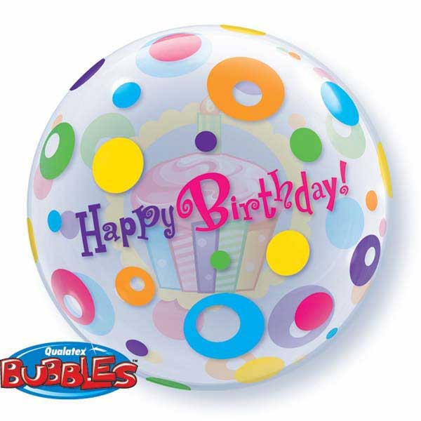 Happy Birthday Tufnice bubble baloni