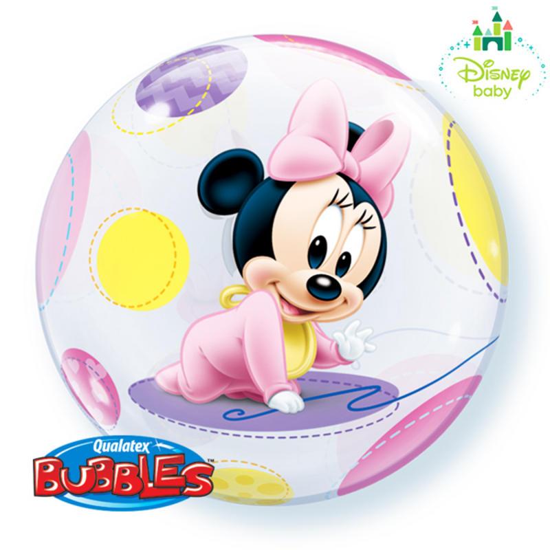 Minnie baby bubble balon