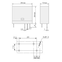 RELE JQX-14FC-1C 24VDC