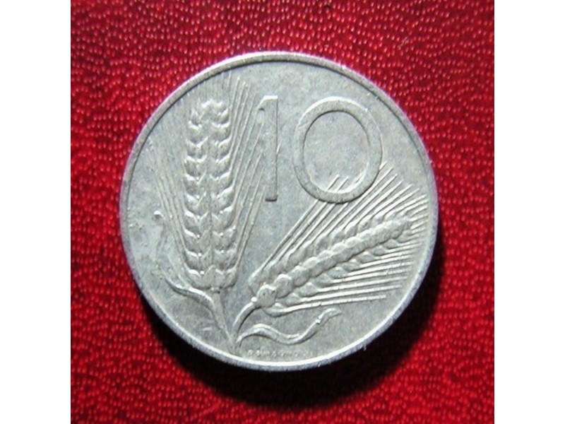 Italija - 10 lira 1955.
