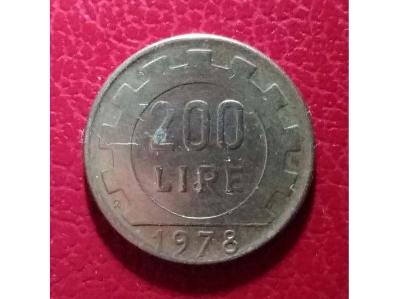 Italija - 200 lira 1978.