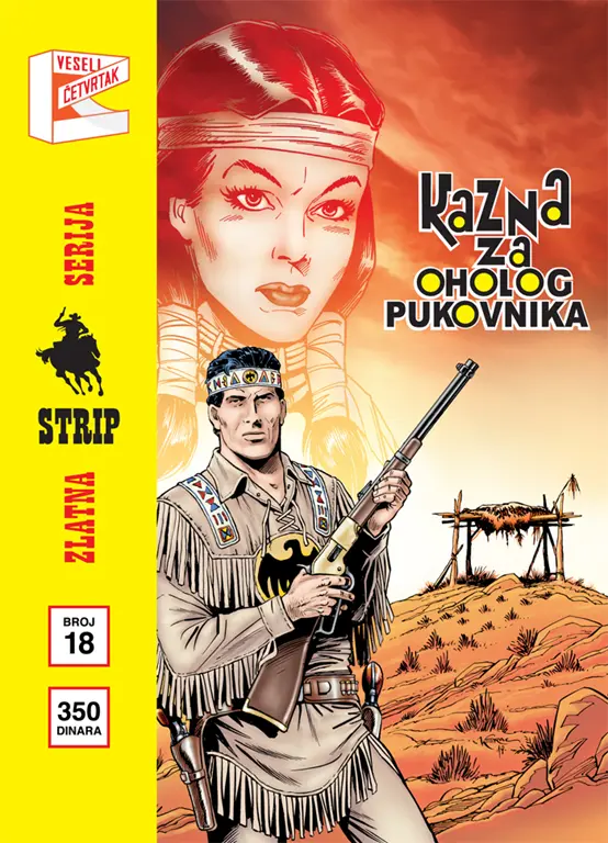 Veseli Četvrtak Zlatna serija 18 - Tex, Kazna za oholog pukovnika (korica B)