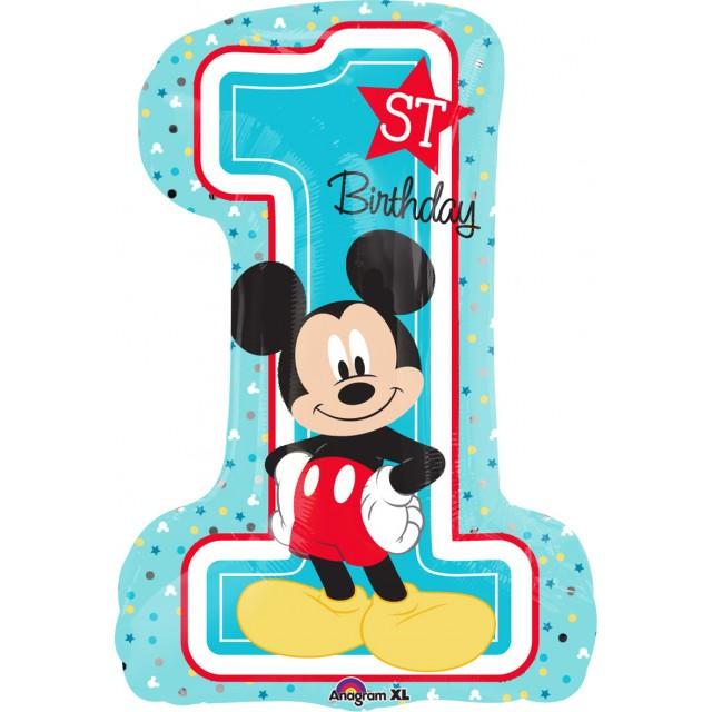 Mickey Mouse balon u obliku broja jedan