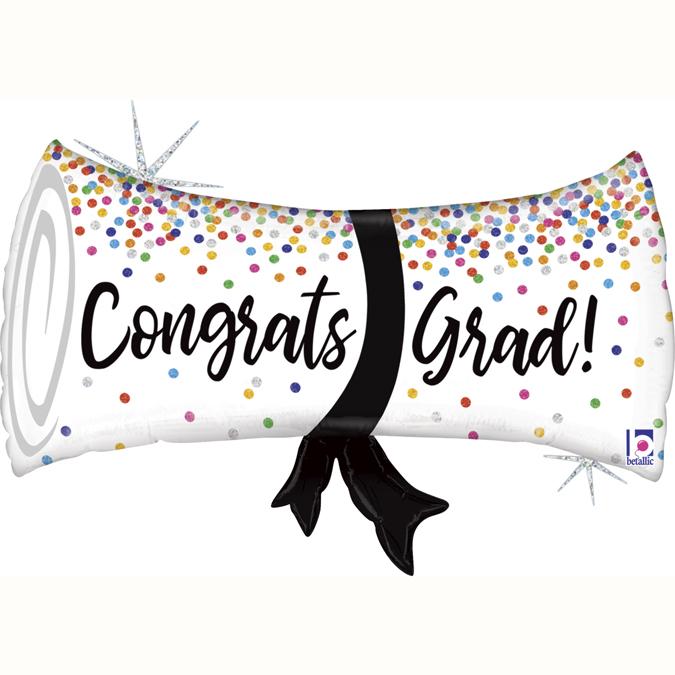Balon u obliku diplome Congrats Grad