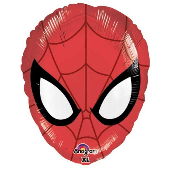 Spiderman glava folija balon