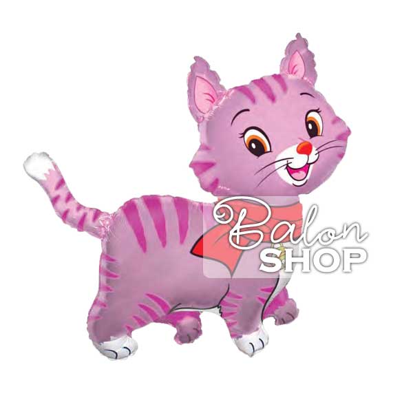 Maca u roze boji folija balon