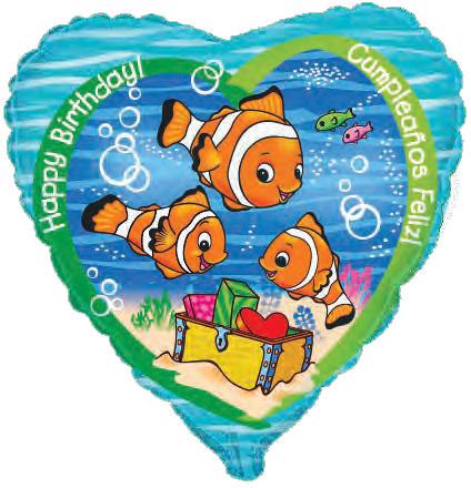 Zlatne ribice | Ribica Nemo Happy Birthday