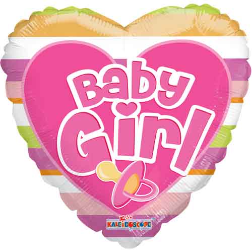 Baby Girl srce balon sa prugama