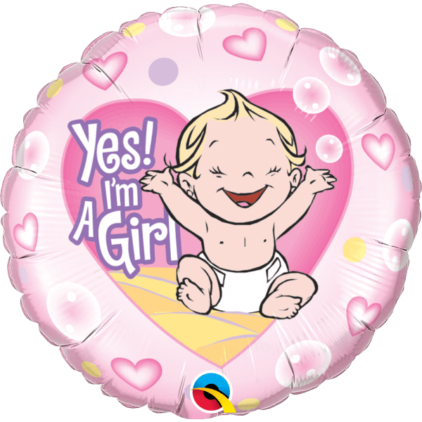 Yes! I’m a Gril beba u srcu balon