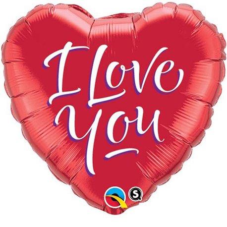 I Love You srce folija balon