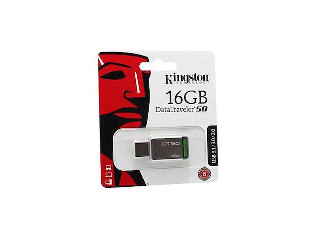 USB Flash memorija Kingston 16GB 3.0 srebrno-zelena