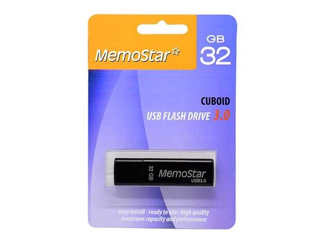 USB Flash memorija MemoStar 32GB CUBOID 3.0 crna