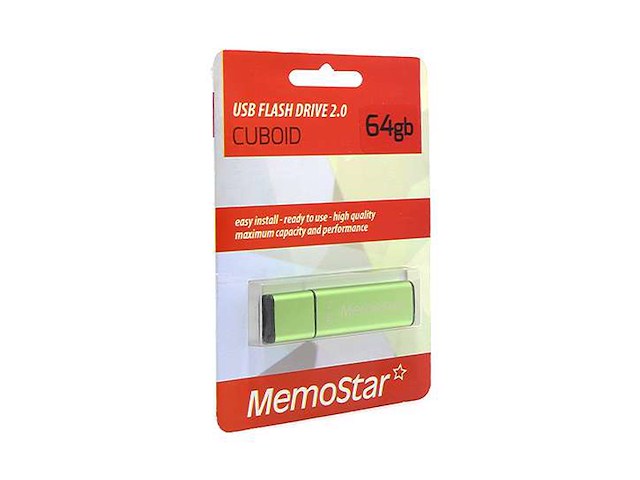 USB Flash memorija MemoStar 64GB CUBOID zelena