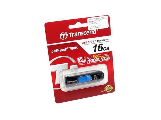 USB Flash memorija Transcend 16GB 3.1 crno-plava