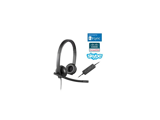 Logitech H570e Headset Stereo, USB - Garancija 2god