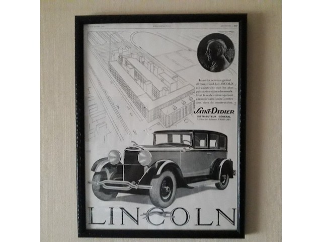 Plakat/automobil Lincoln/RETKO
