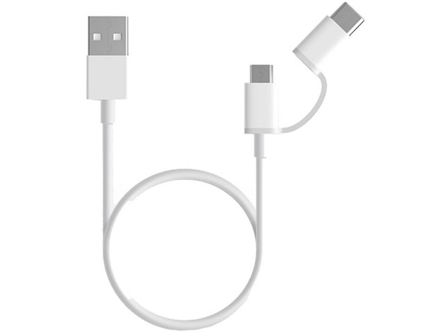 Xiaomi Mi 2-in-1 USB Cable Micro USB to Type C (100cm)