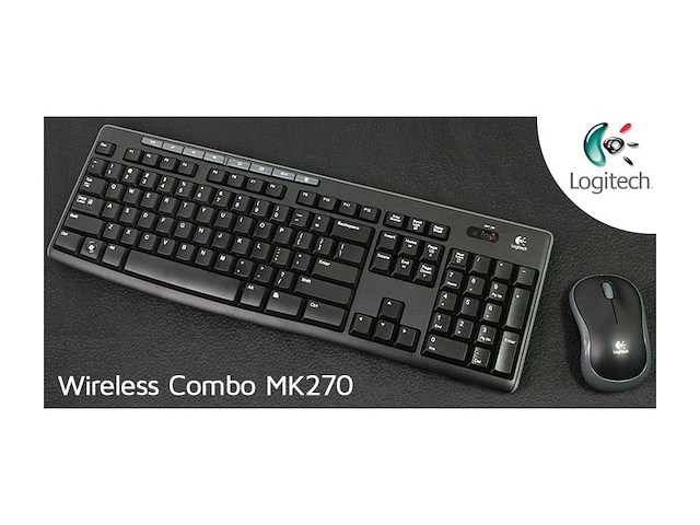 Tastatura i miš Logitech MK270 Wireless Desktop US