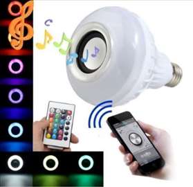 LED bluetooth muzička sijalica-zvučnik, daljinski