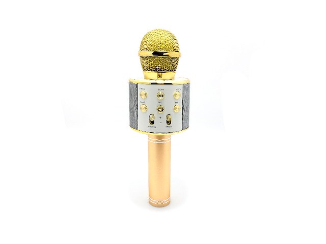 Mikrofon 858 Bluetooth zlatni
