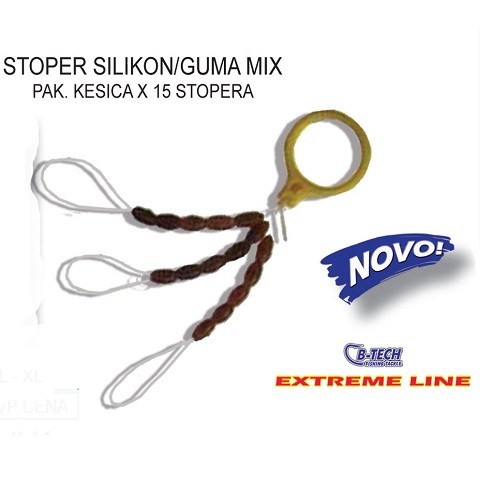 Silikonski stoper Linea Effe XL-15 kom/kesica