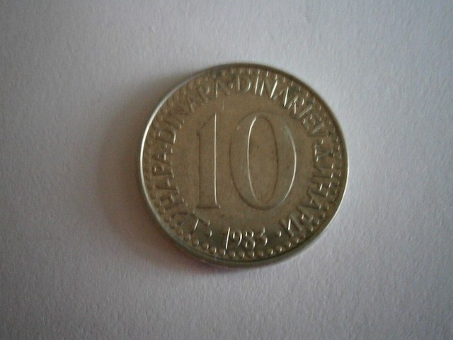 10 DINARA 1983 UNC