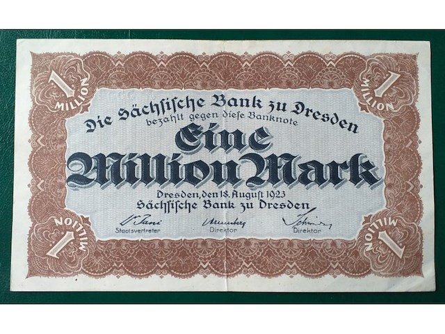 1 MILION MARAKA 1923 Dresden