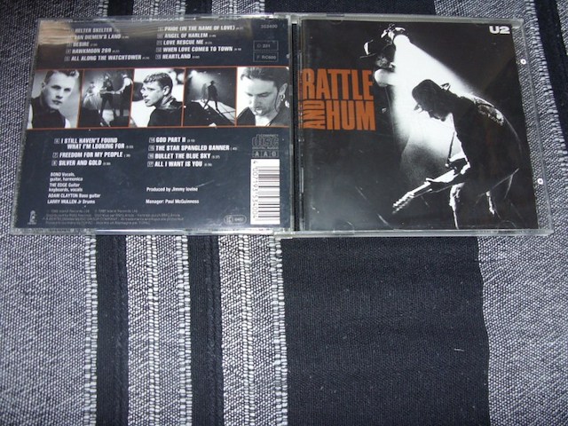 U2 ‎– Rattle And Hum CD Island Europe 1988.