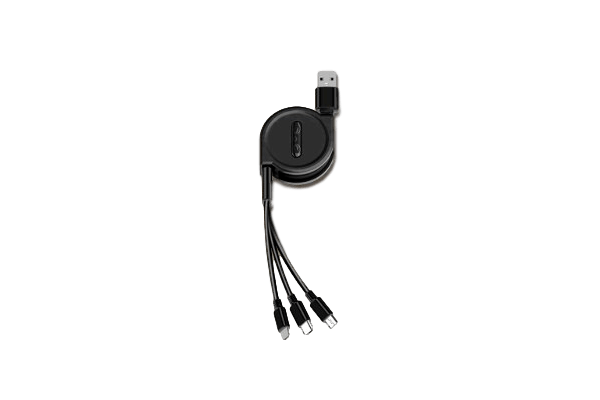 Kabl USB Eonline 2.5A 3 u 1, micro USB, 8 pin, USB C, 120 cm, CRN