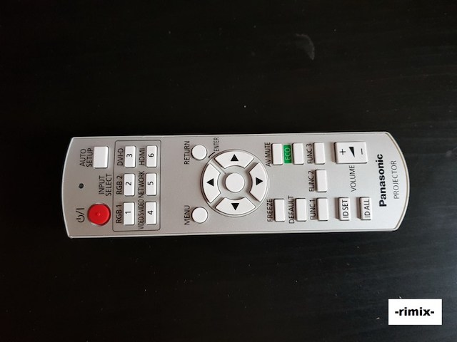 Daljinski za Panasonic projektor.