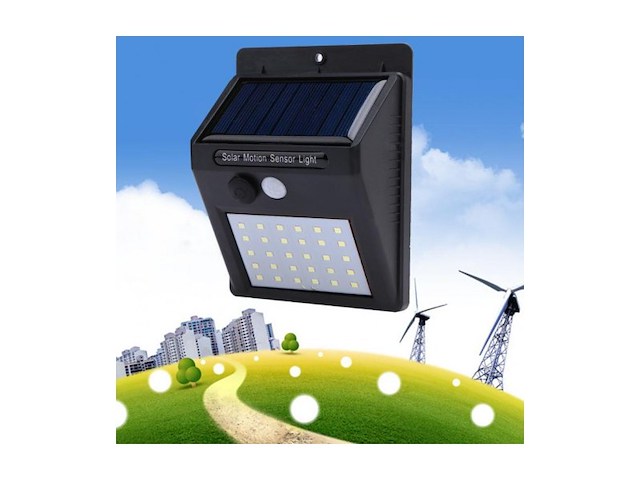 Solarna LED zidna lampa