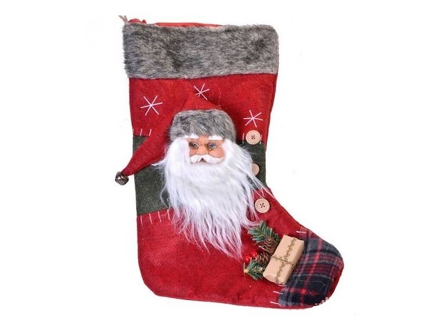 Novogodišnja čarapa - Deda Mraz