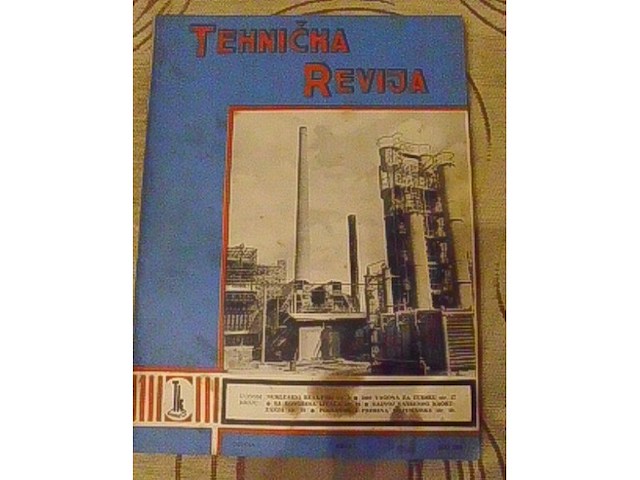 TEHNIČKA REVIJA BR 1 1953.G (Z)