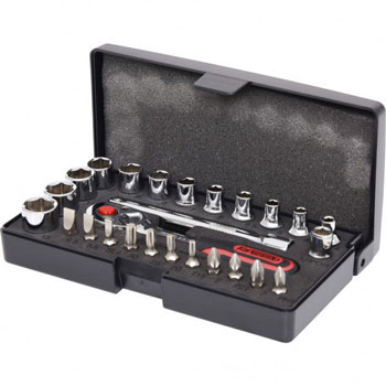 KS Tools set nasadnih ključeva 26-delni 1/4" CHROMEplus 918.0626