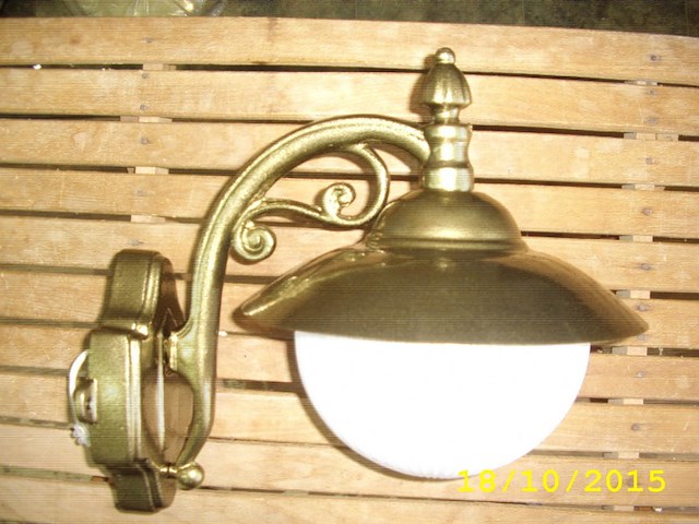 Fenjer - zidna lampa 1/3 P-žuta