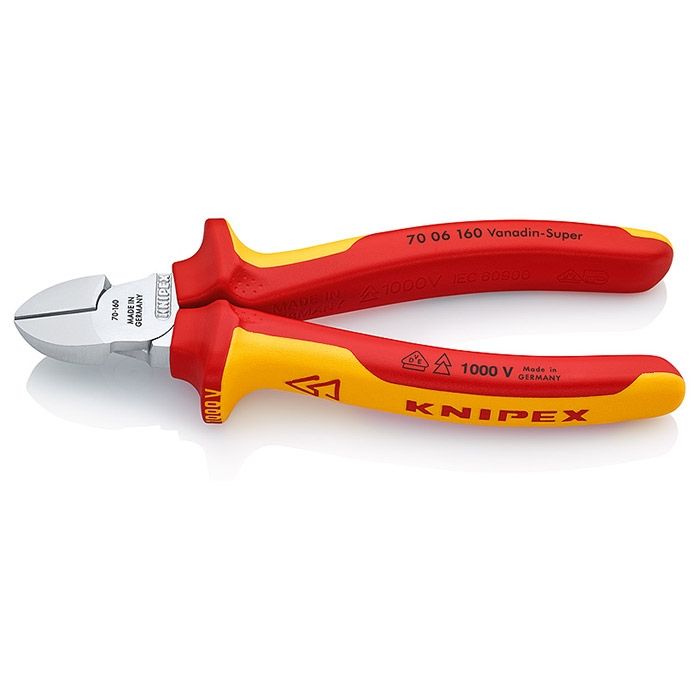 KNIPEX KOSE SEČICE IZOLOVANE 1000V VDE 160MM 70 06 160