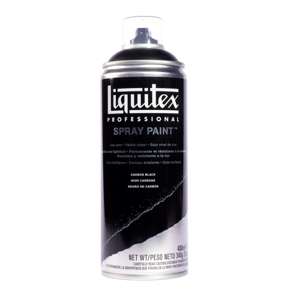 Liquitex LX ACRYLIC SPRAY 400ML CARBON BLACK