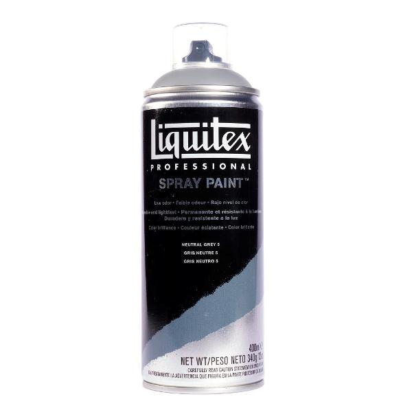 Liquitex LX ACRYLIC SPRAY 400ML NEUTRAL GREY 5