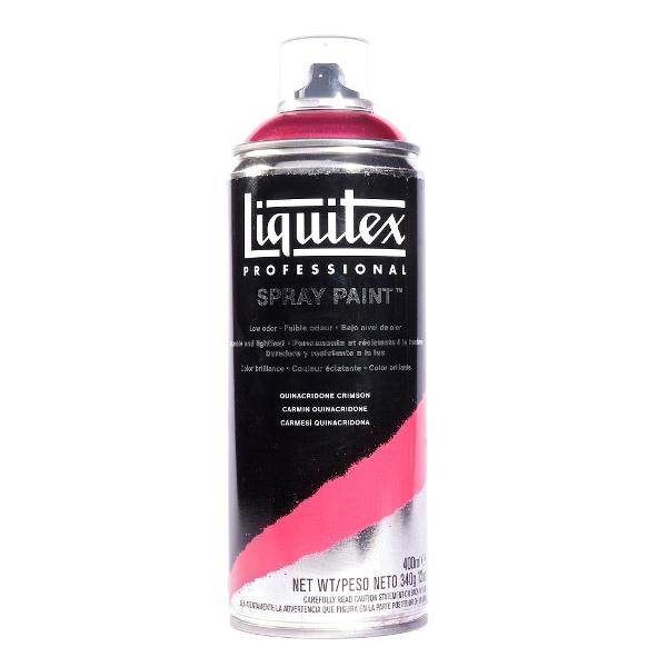 Liquitex LX ACRYLIC SPRAY 400ML QUINACRIDONE CRIMSON