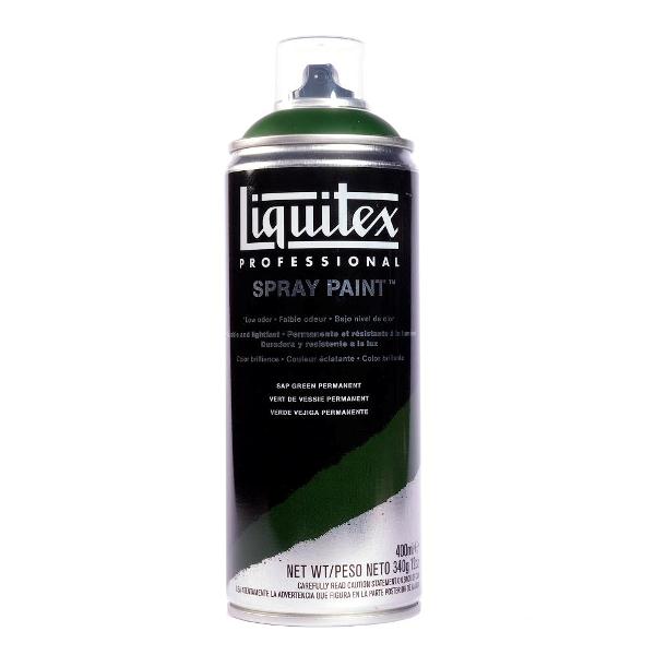 Liquitex LX ACRYLIC SPRAY 400ML SAP GREEN PERMANENT