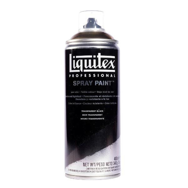 Liquitex LX ACRYLIC SPRAY 400ML TRANSPARENT BLACK